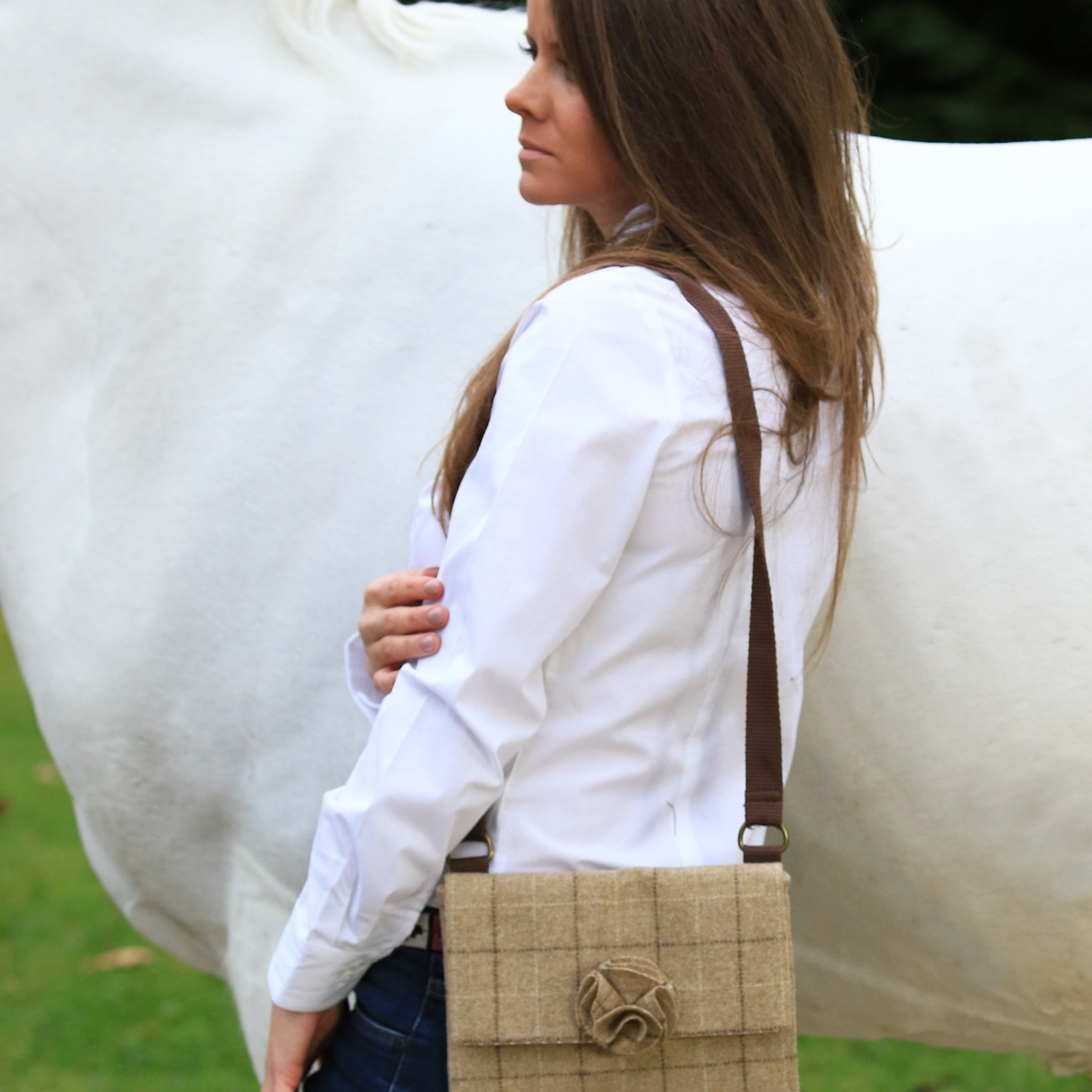 Ella handbag - Slate Oatmeal – Hettie